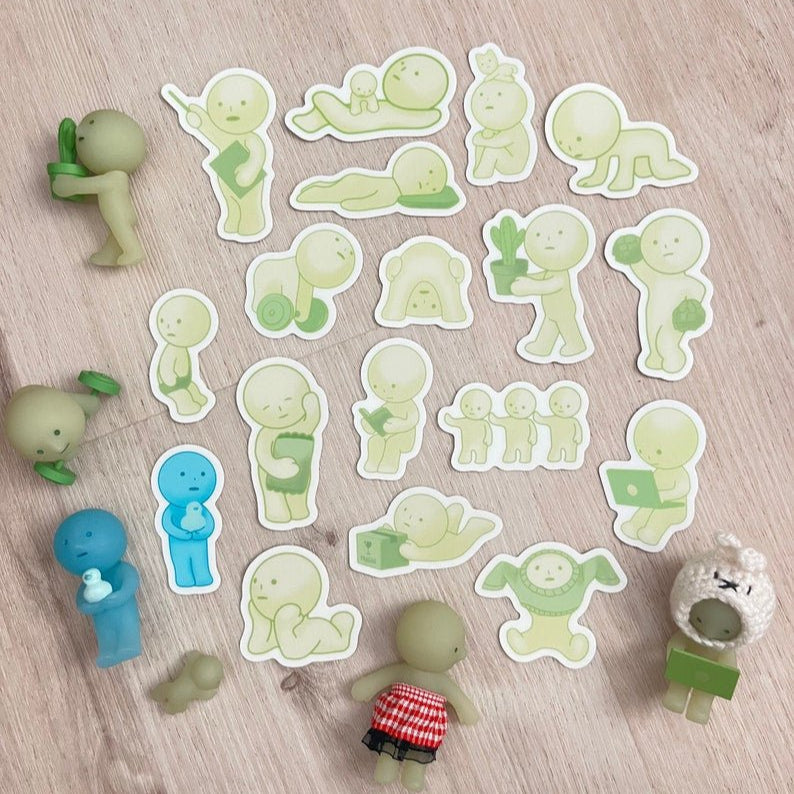 Individual Smiski Stickers – OVERRATED