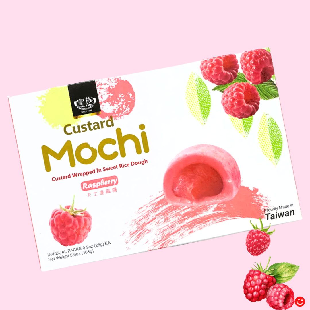 Royal Family Custard Mochi Raspberry – OVERRATED